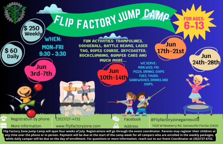 Flip Factory Zone – Family Entertainment Near You