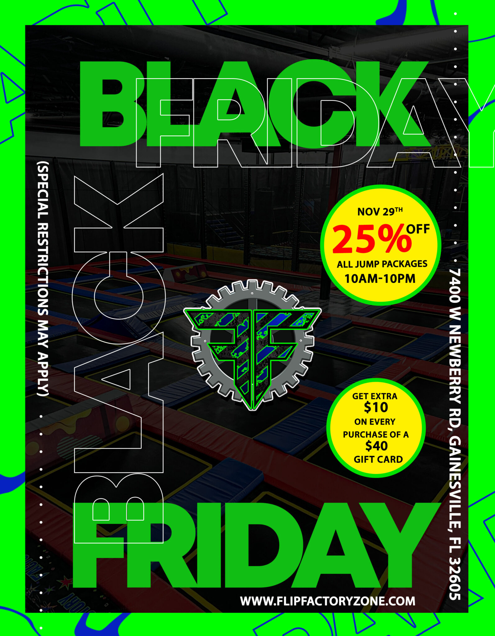 Flip Factory Zone – Family Entertainment Near You